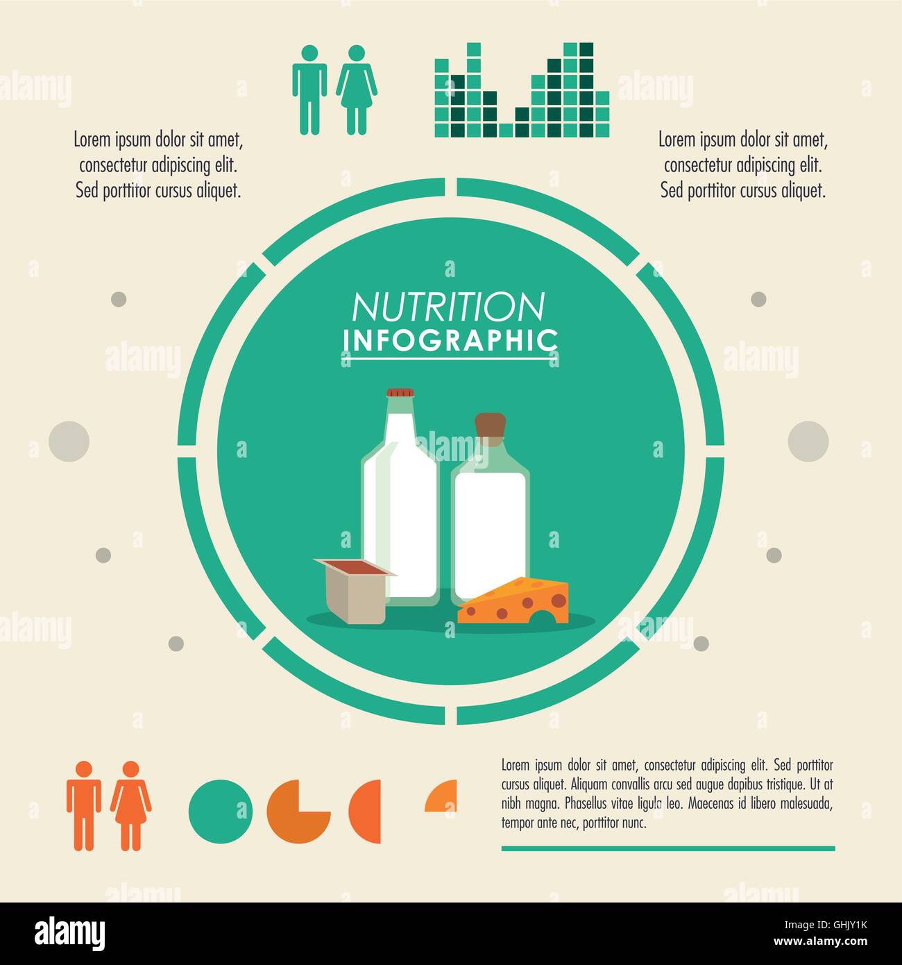 Infographic icon. Nutrition design. Vector graphic Stock Vector Image ...