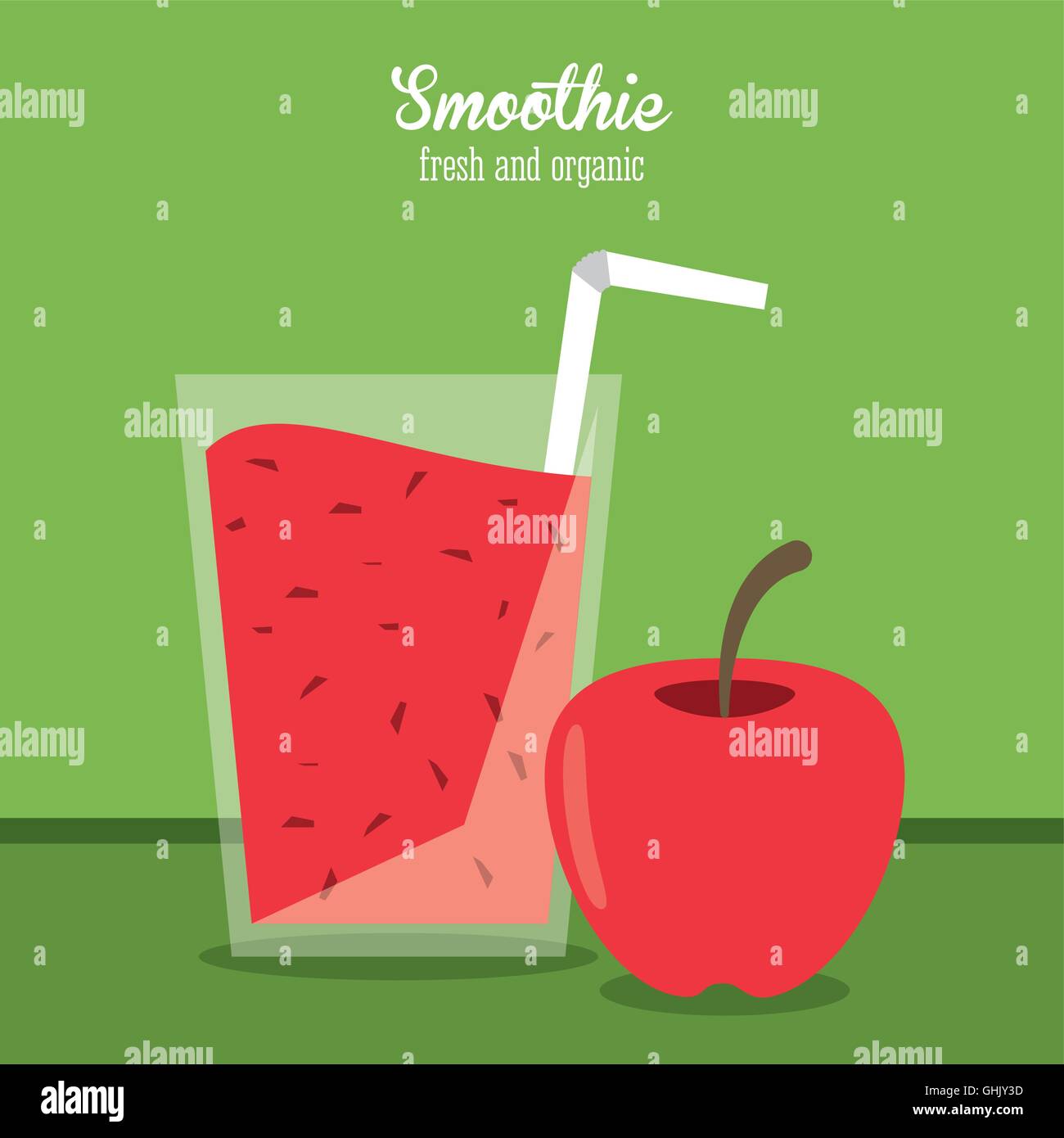 smoothie juice glass drink healthy icon. Vector graphic Stock Vector ...