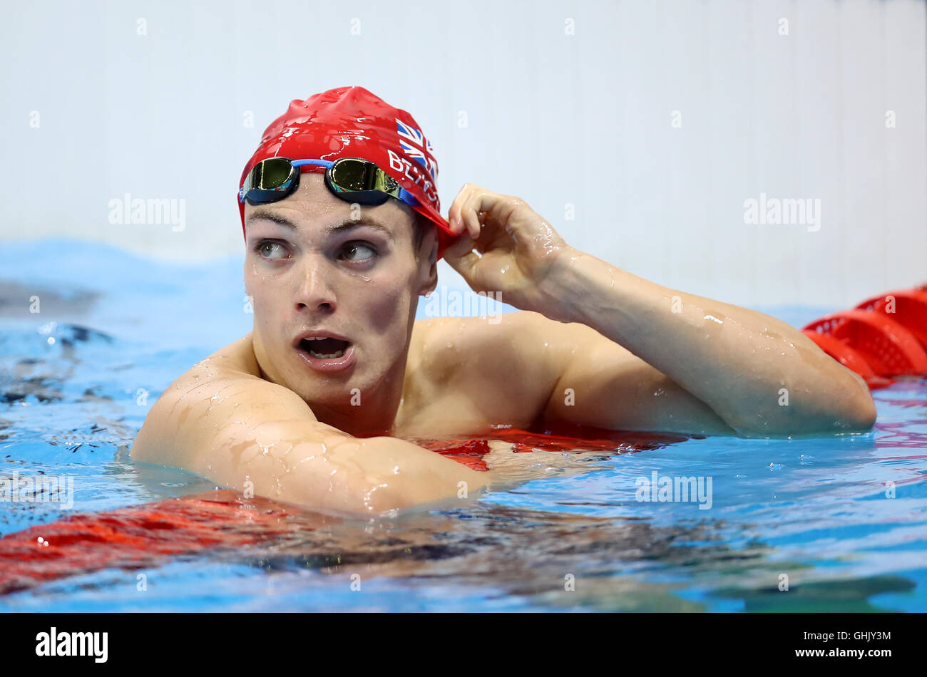 Great Britain's Craig Benson after competing in the Men's 200m ...