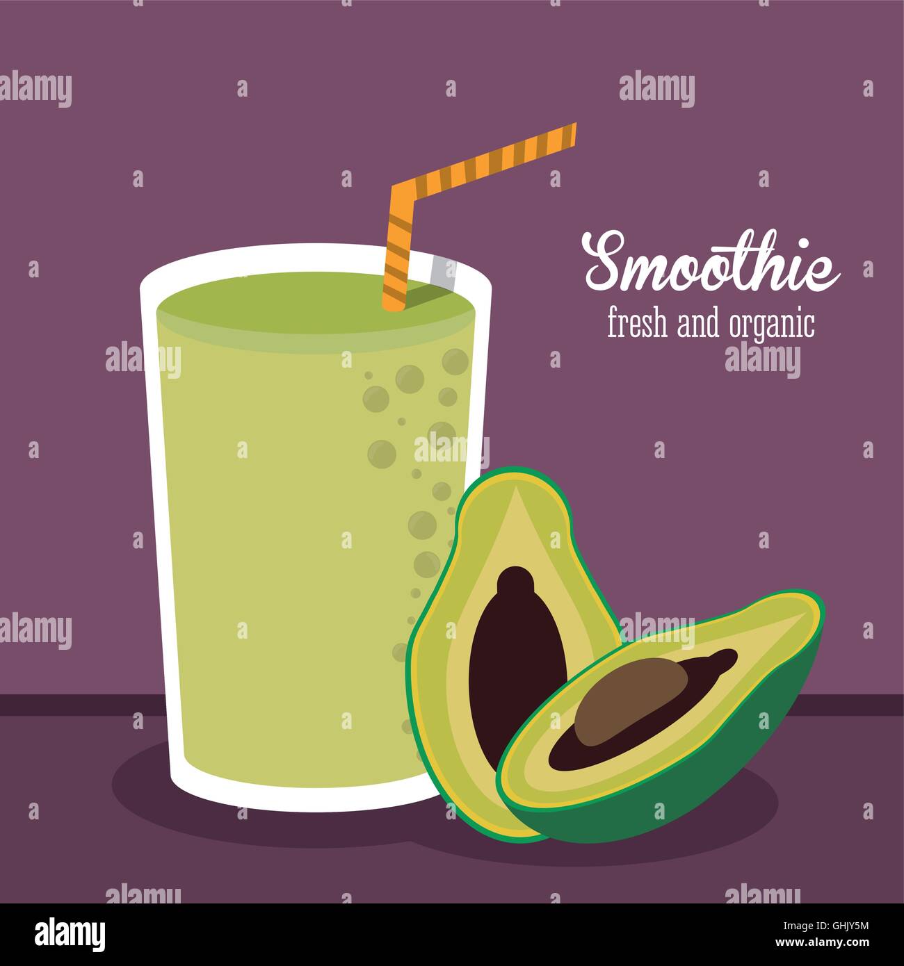 smoothie juice glass drink healthy icon. Vector graphic Stock Vector ...