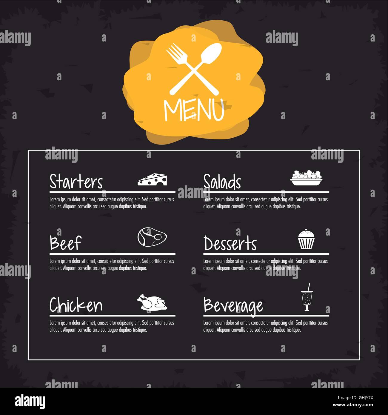 menu restaurant kitchen icon. Vector graphic Stock Vector Image & Art ...