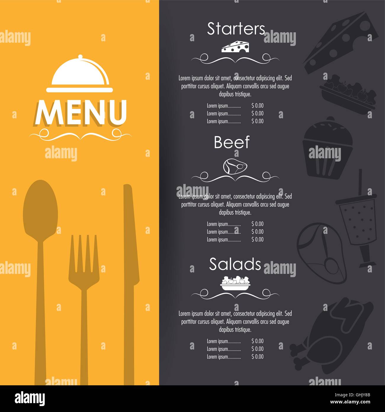 menu restaurant kitchen icon. Vector graphic Stock Vector Image & Art ...