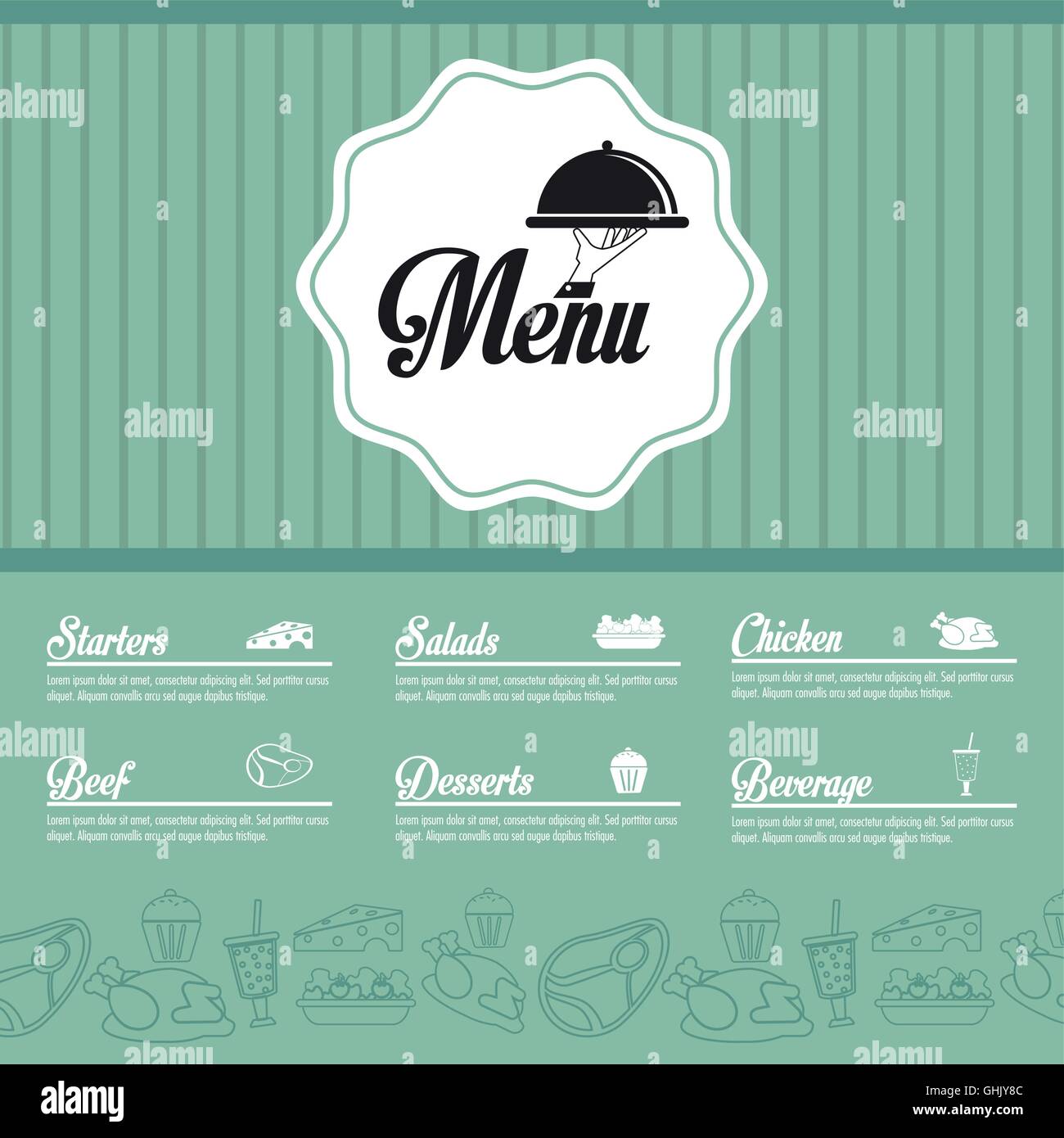 menu restaurant kitchen icon. Vector graphic Stock Vector Image & Art ...