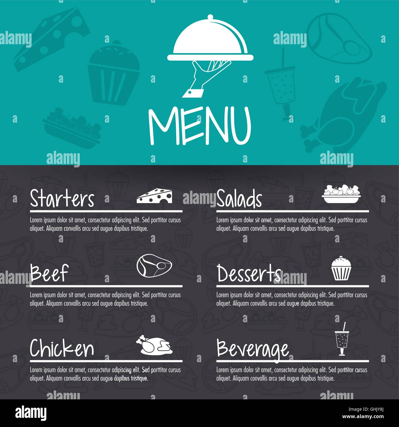 menu restaurant kitchen icon. Vector graphic Stock Vector Image & Art ...