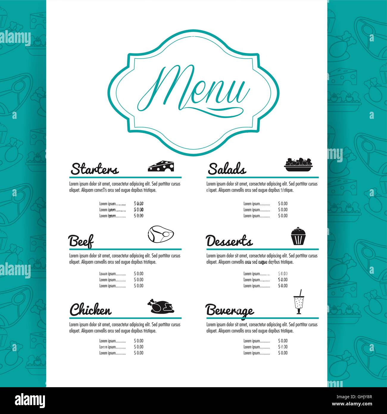 menu restaurant kitchen icon. Vector graphic Stock Vector Image & Art ...