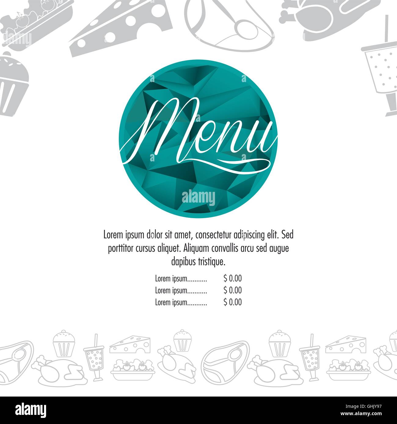 menu restaurant kitchen icon. Vector graphic Stock Vector Image & Art ...