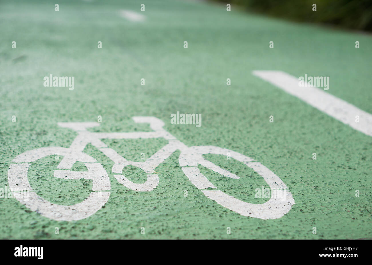 Cycle lane sign hi-res stock photography and images - Alamy