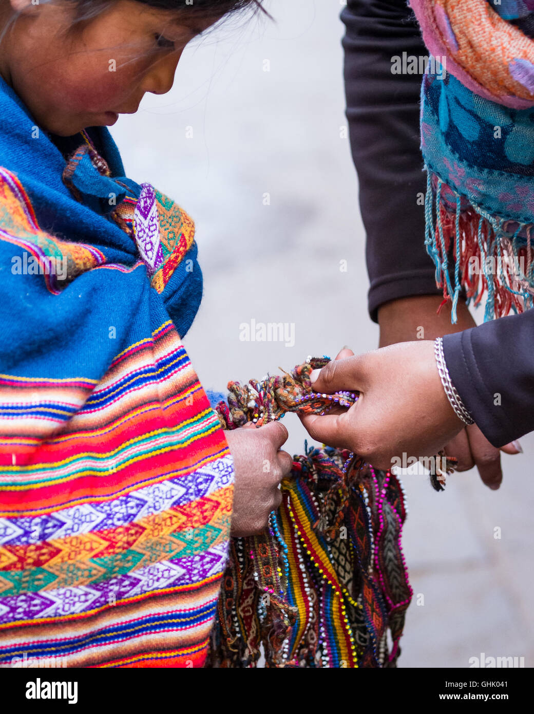 Quechua girl in traditional clothing hi-res stock photography and ...