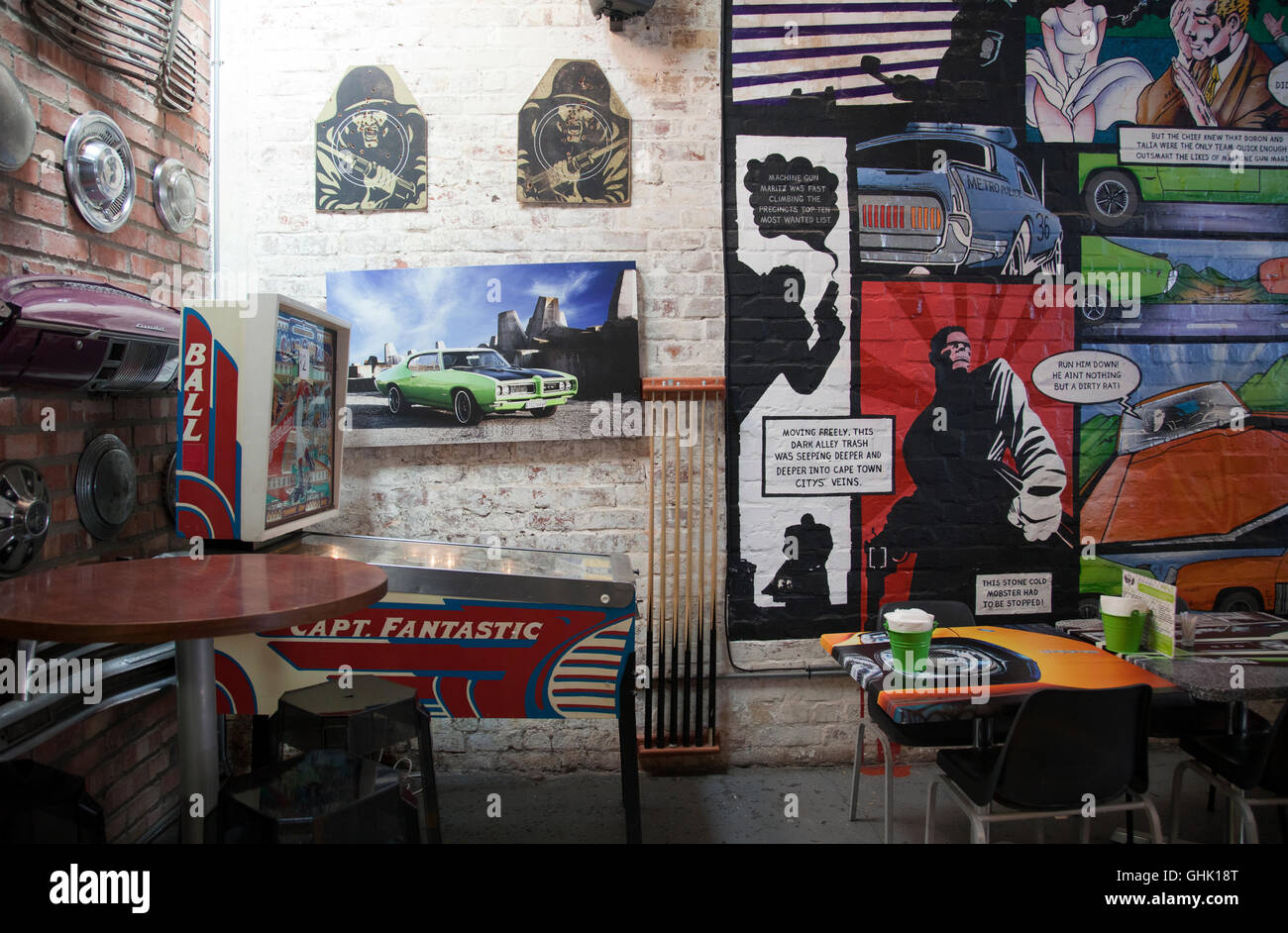 Bootlegger Cafe in Woodstock - Cape Town Stock Photo - Alamy