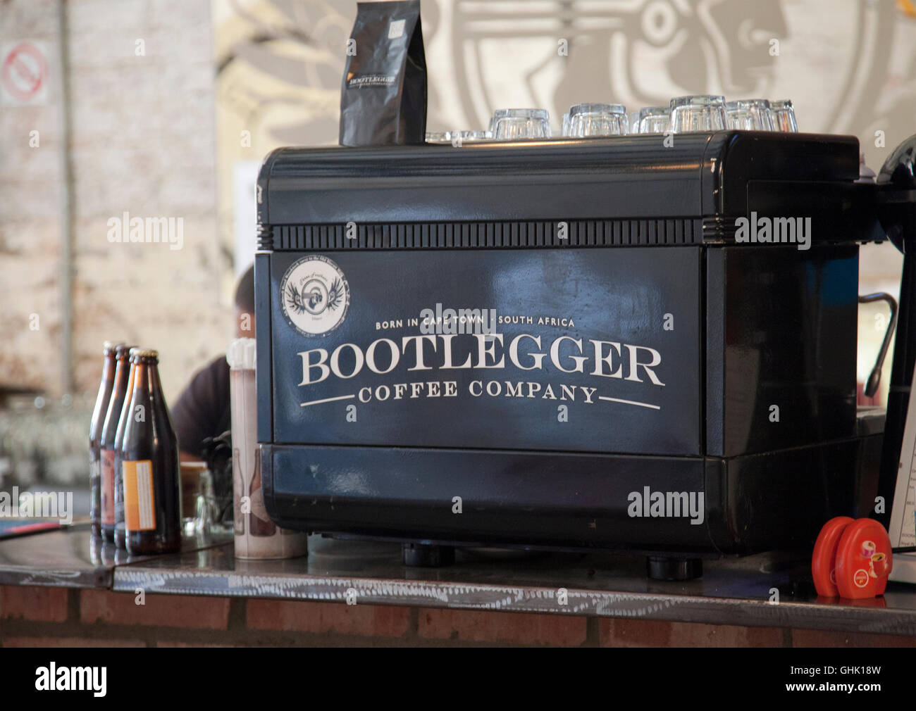 Bootlegger Coffee Company Cafe in Woodstock - Cape Town Stock Photo - Alamy