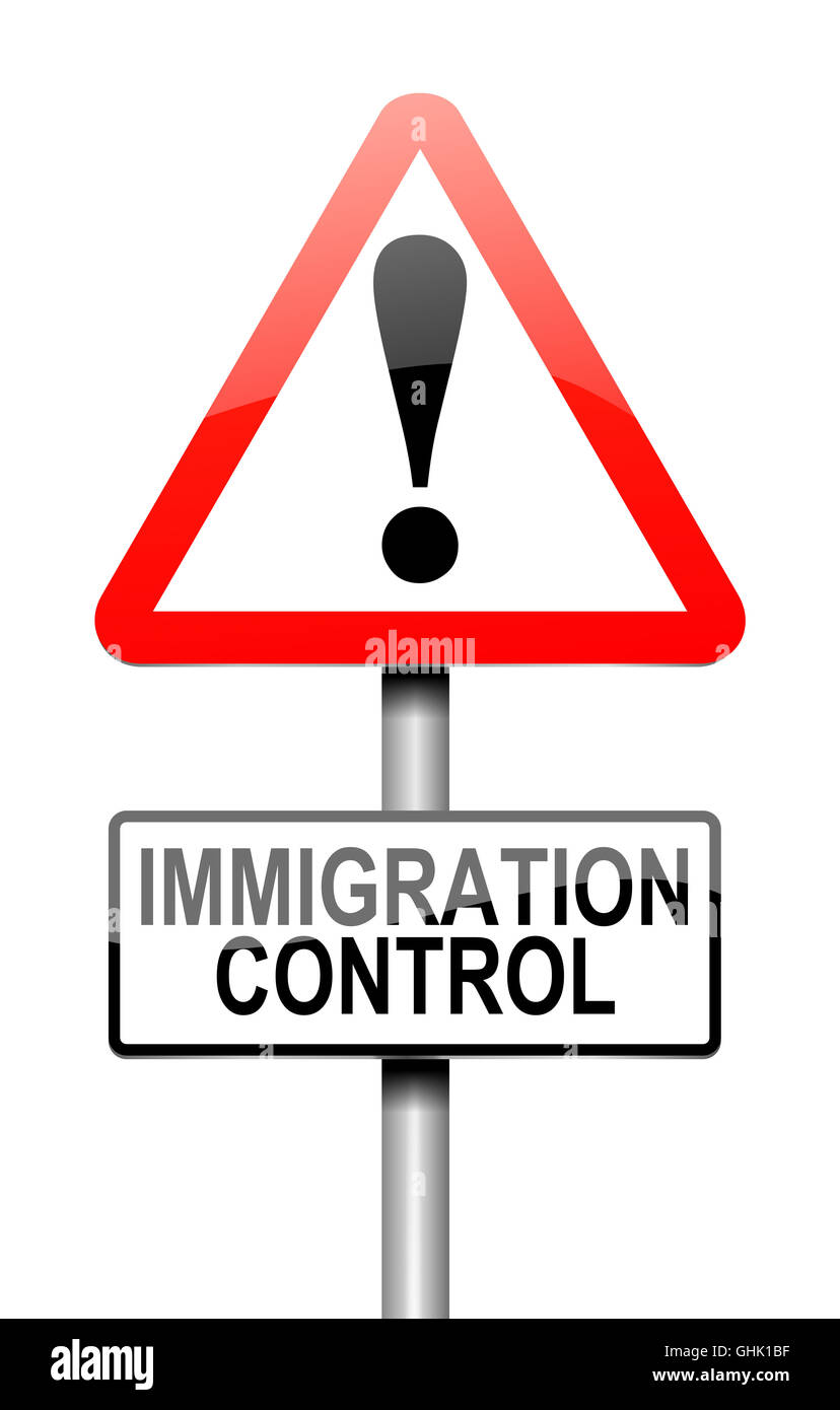 Immigration control concept Stock Photo - Alamy