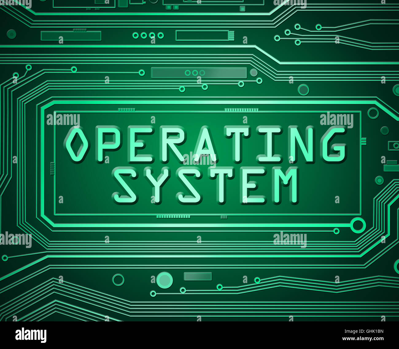 Operating system concept Stock Photo - Alamy