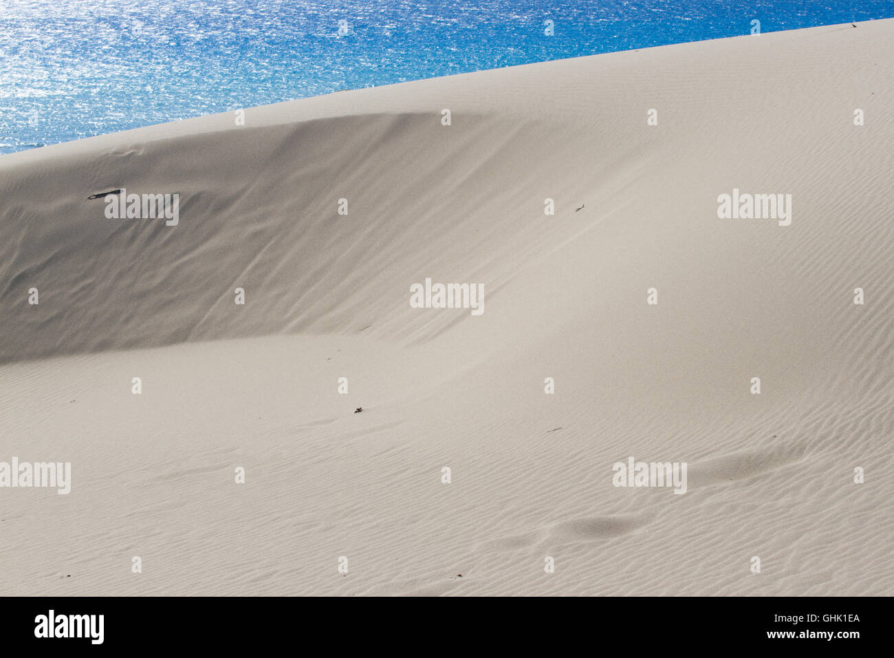 Beautiful scenery sandy Patara in Turkey. Sand and sky Stock Photo - Alamy