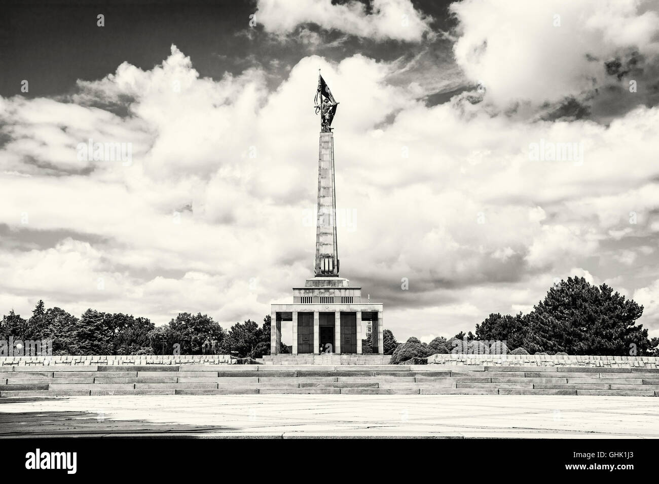 Slavin memorial monument and military cemetery hi-res stock photography ...