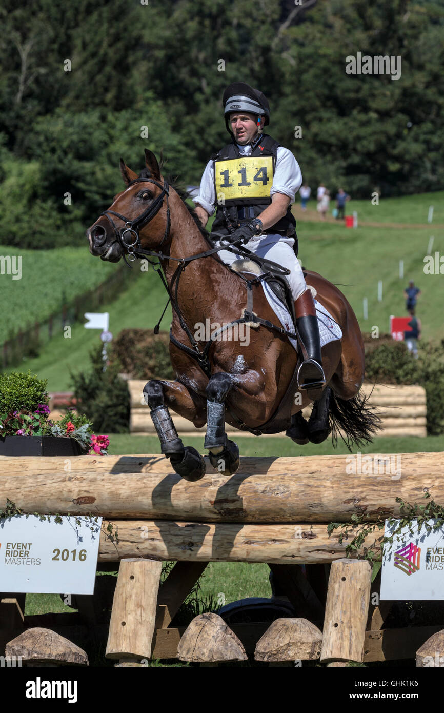 Simon Vatcher on Camblin Hill Stock Photo - Alamy