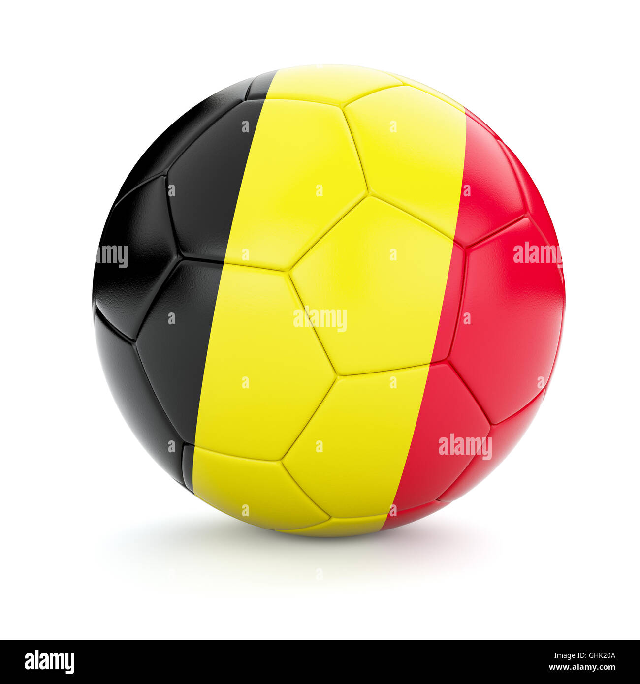 Soccer football ball with Belgium flag Stock Photo - Alamy