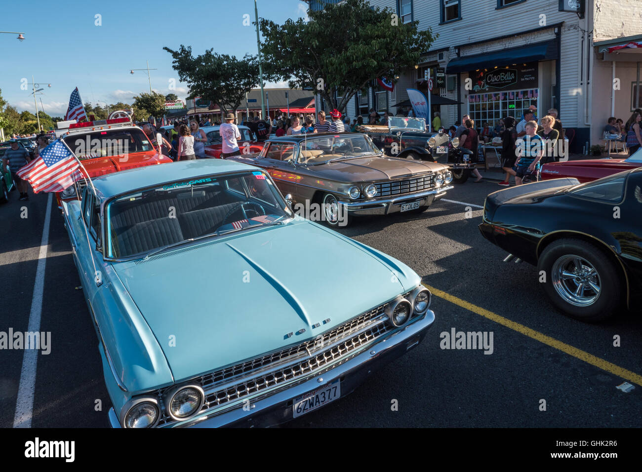 American cars at Americarna Classic Car Show, Inglewood, New Zealand ...