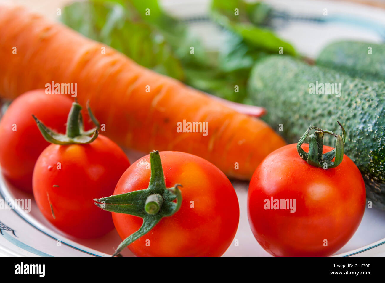 Vegetable Harvest Still Life Stock Photo - Alamy