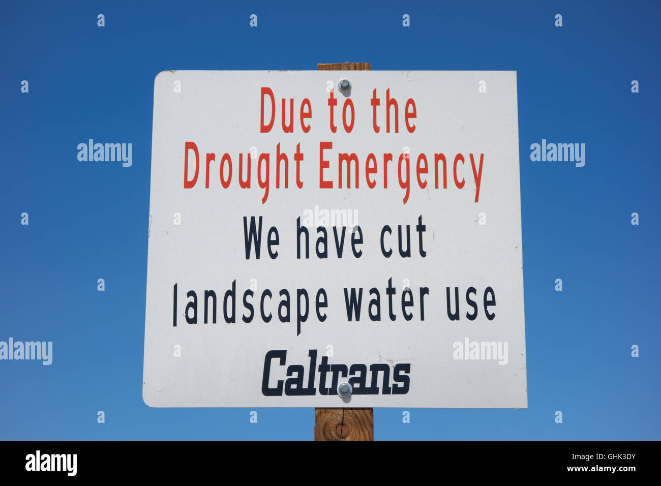 Drought warning sign hi-res stock photography and images - Alamy