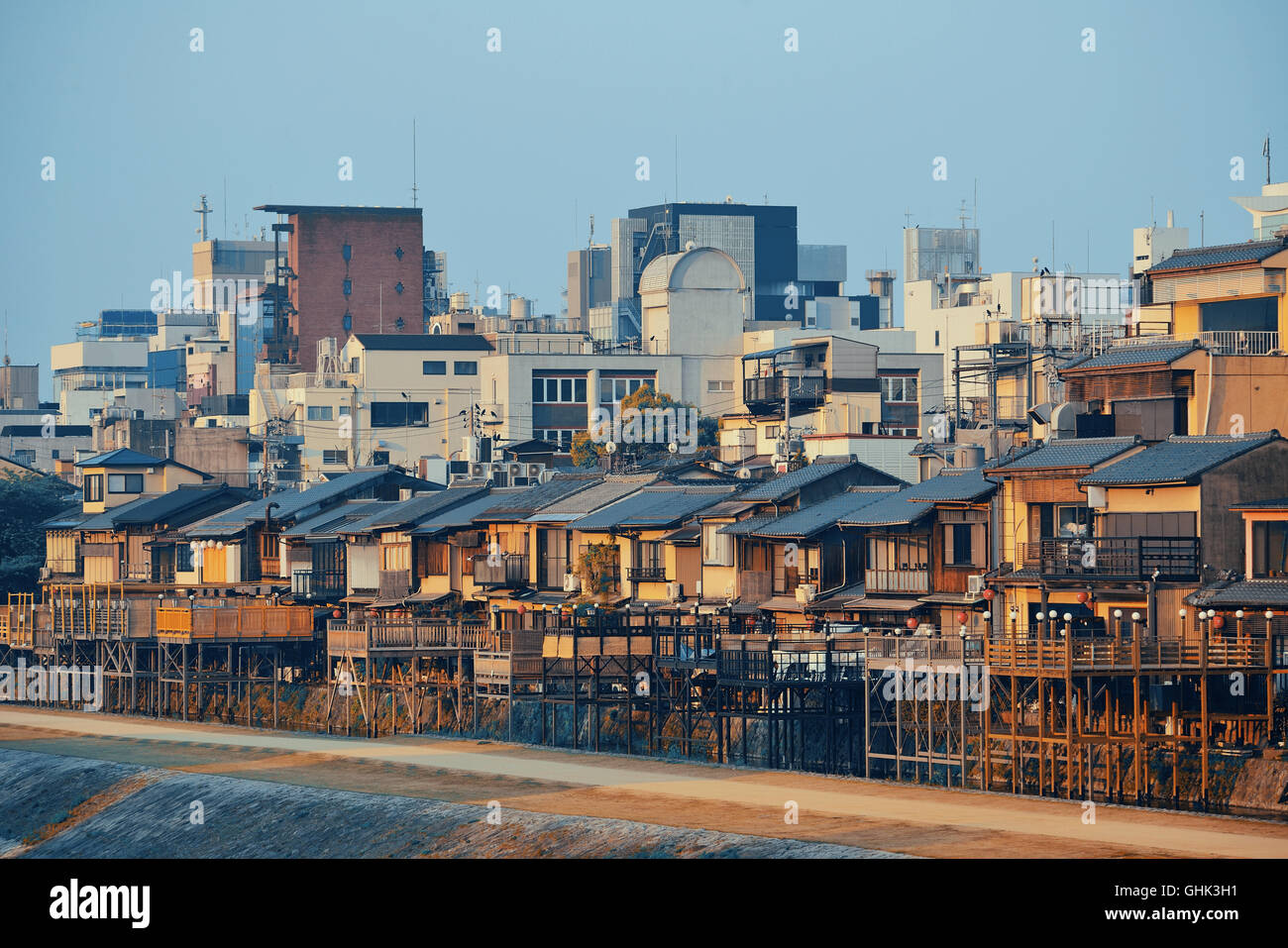Kyoto urban architecture cityscape, Japan Stock Photo - Alamy