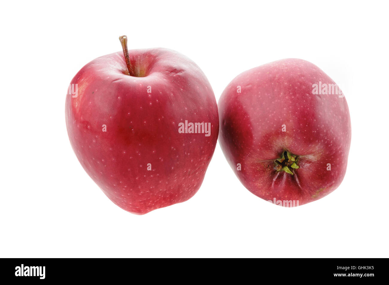Beautiful ripe juicy red apple Cut Out Stock Images & Pictures - Alamy