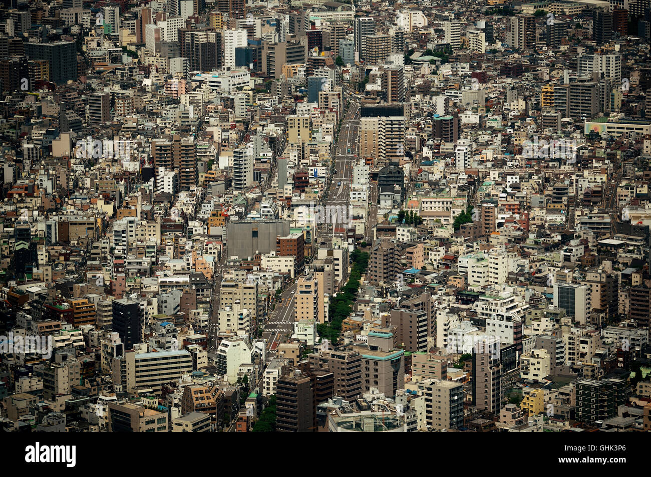 Tokyo urban rooftop view background, Japan Stock Photo - Alamy