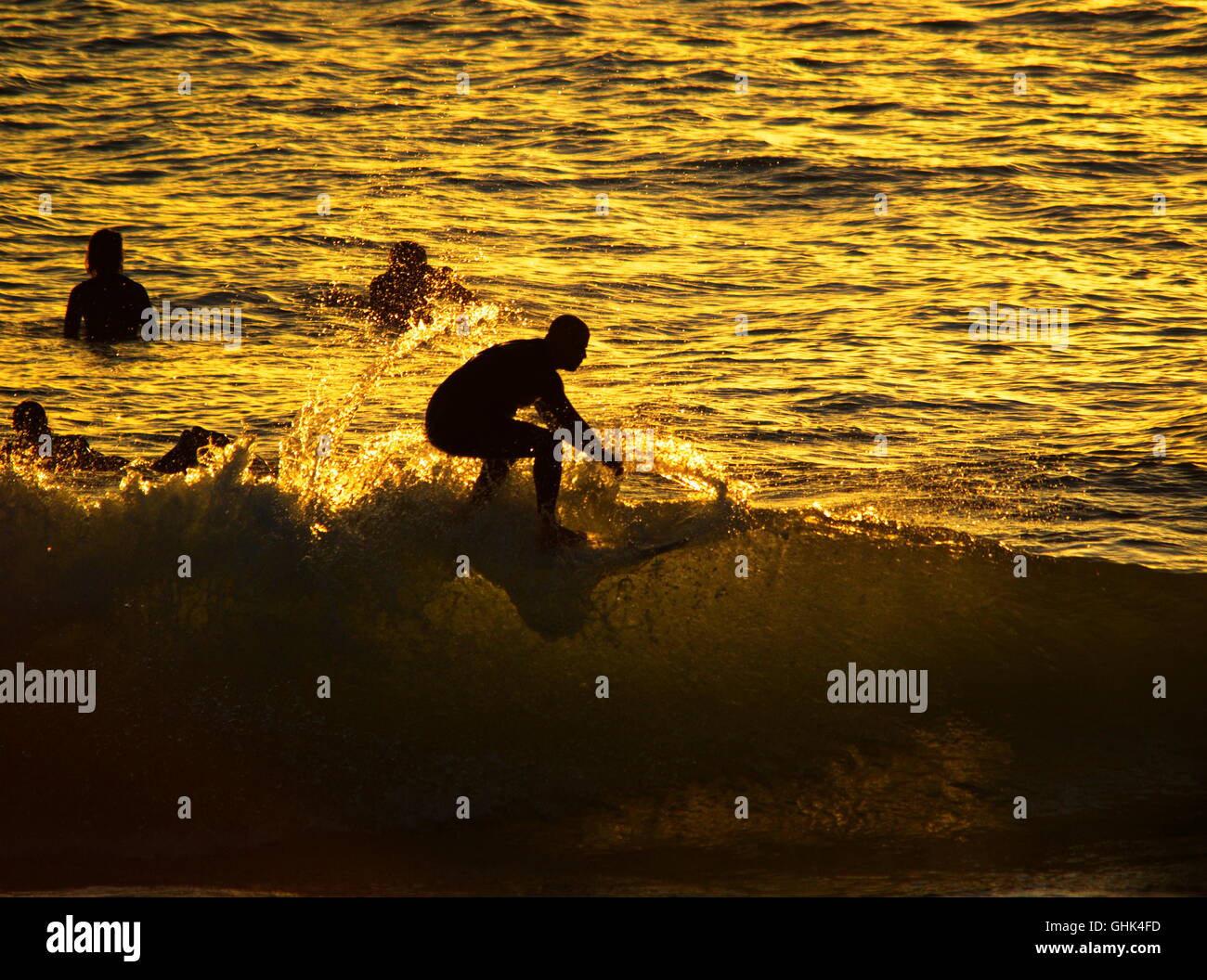 Sunset surfing australia hi-res stock photography and images - Alamy