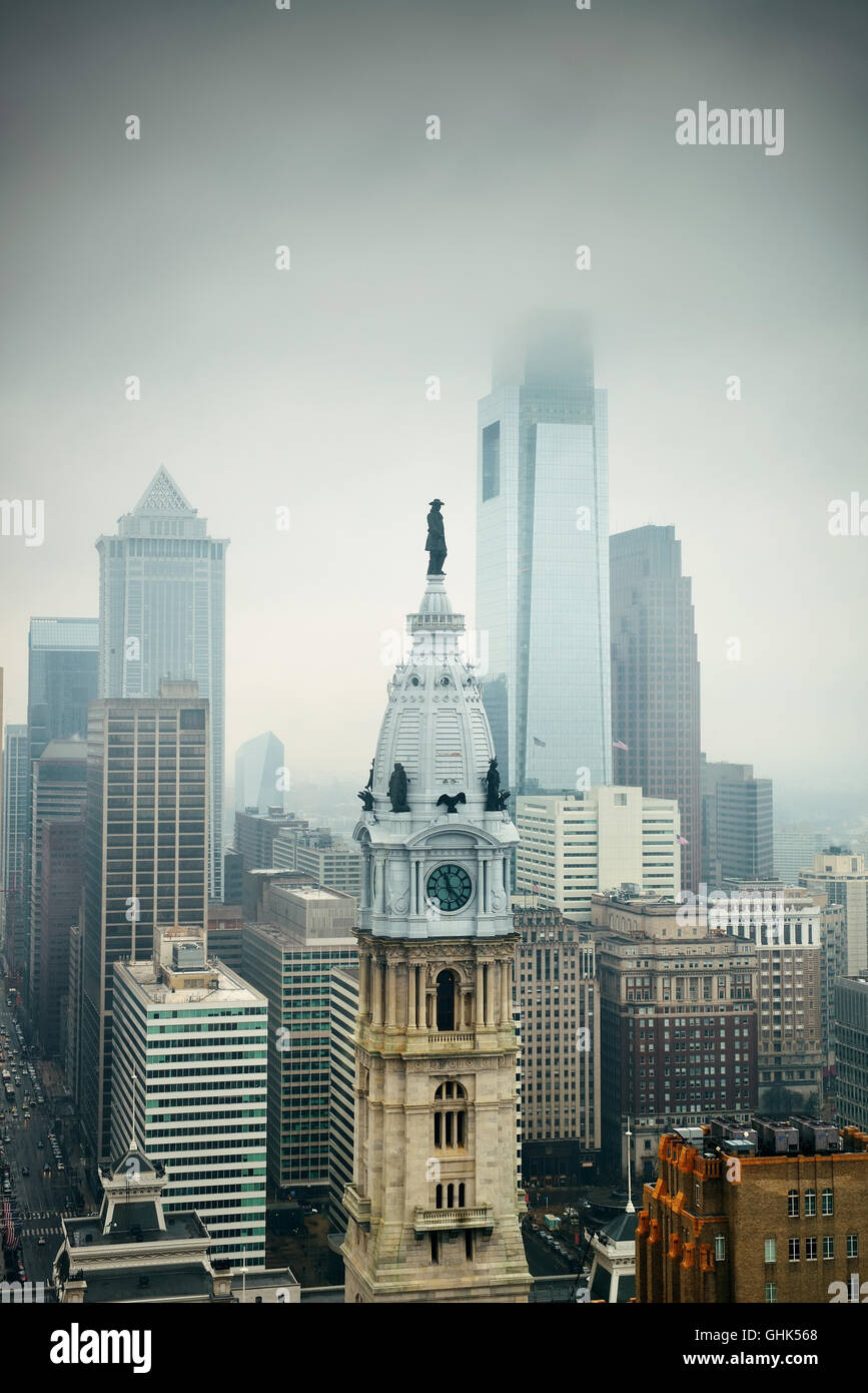 Aerial view philadelphia skyline buildings hi-res stock photography and ...