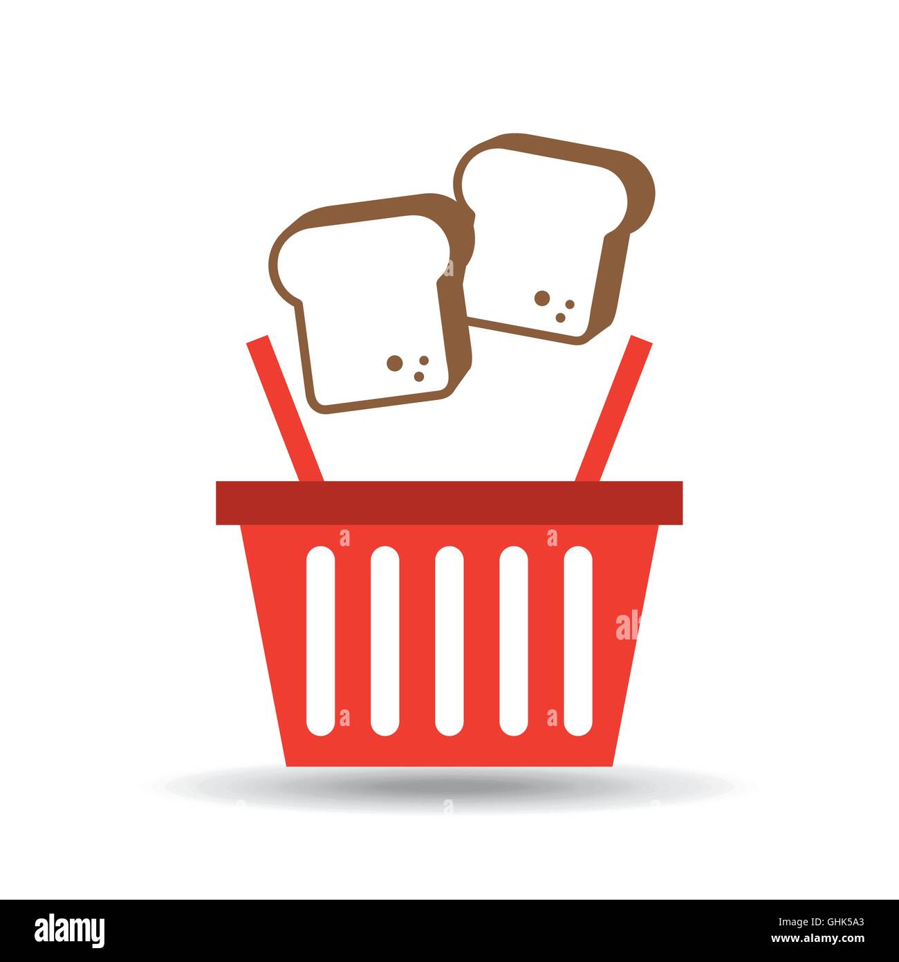 Delicious chopped bread on Stock Vector Images - Alamy