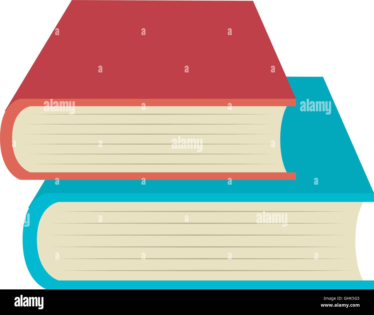 Stacks books college library Stock Vector Images - Alamy