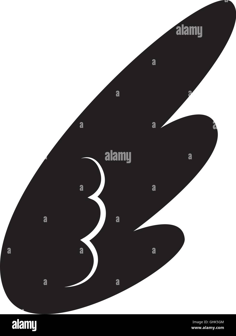 Right wing symbol Stock Vector Images - Alamy