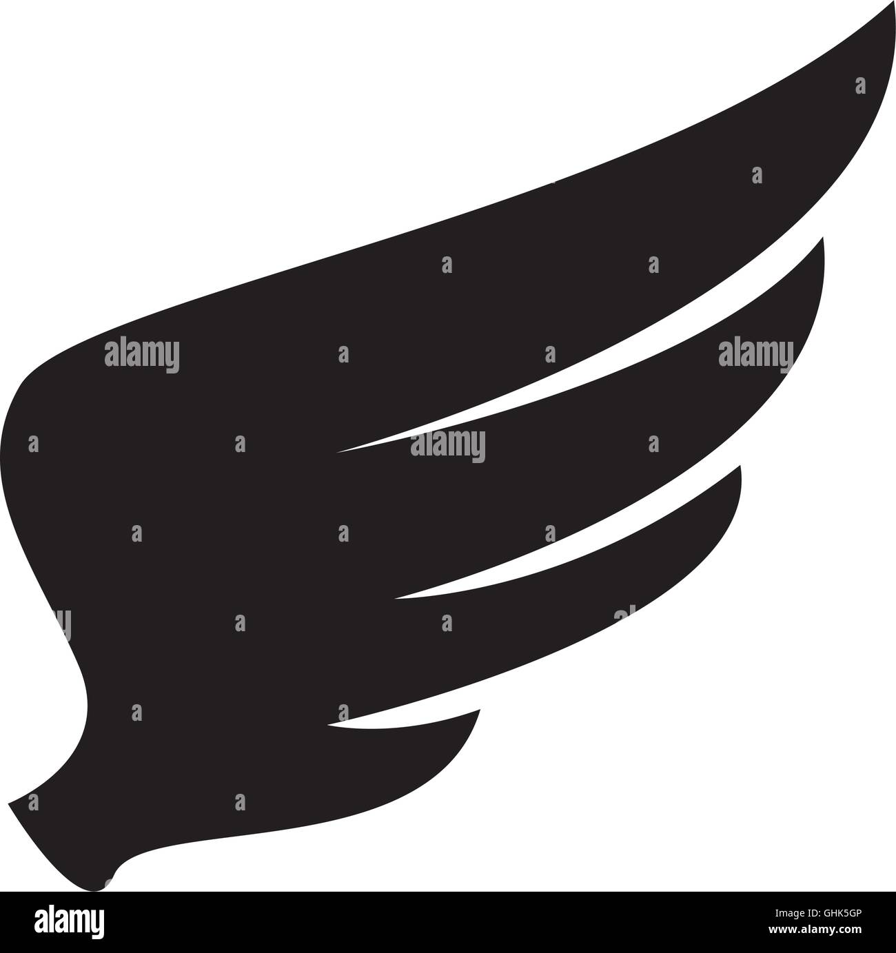 wing animal bird fly icon vector graphic Stock Vector Image & Art - Alamy
