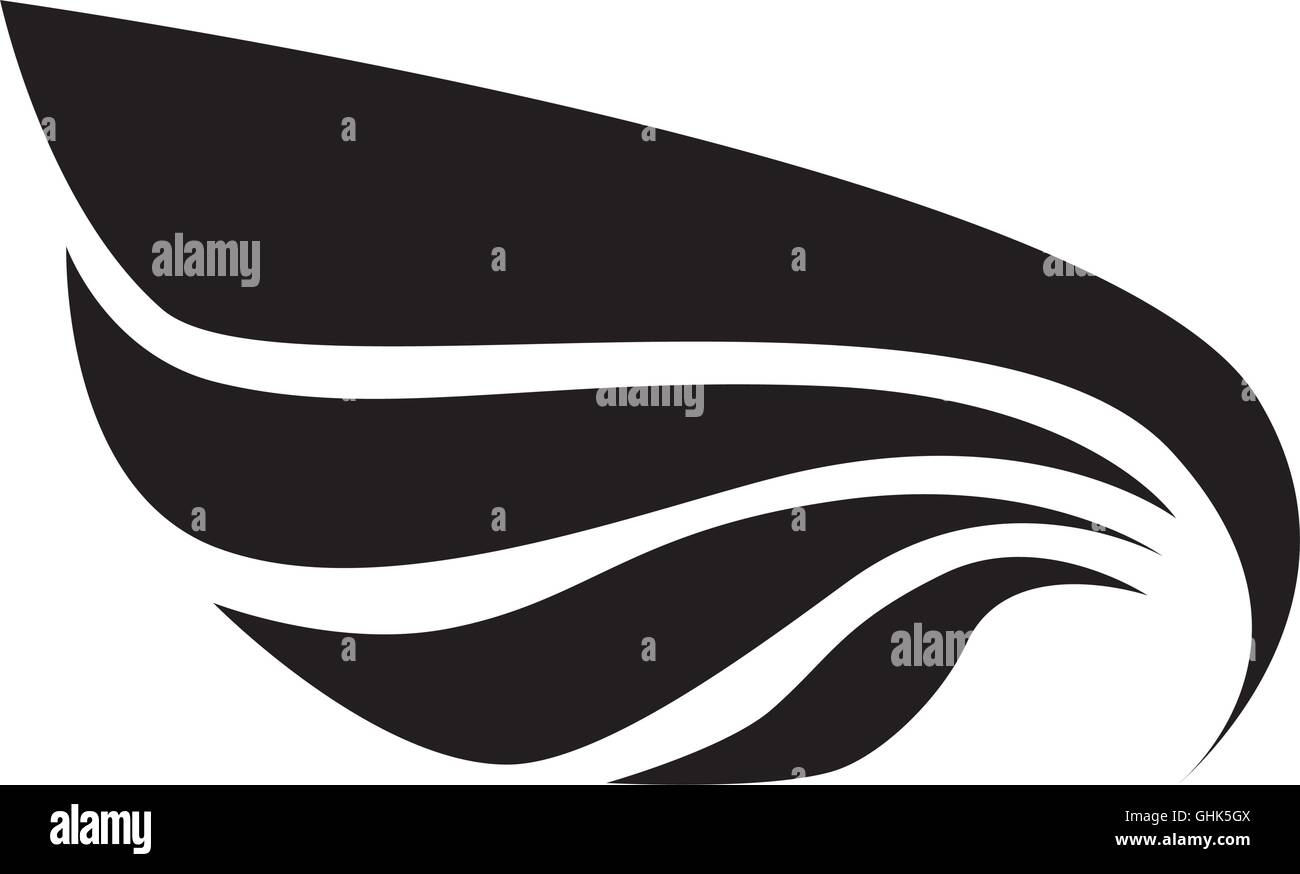 Right wing symbol Stock Vector Images - Alamy