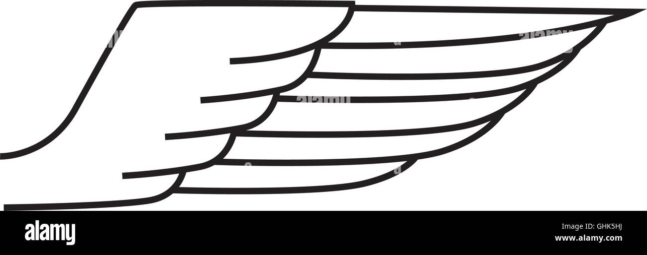 Left wing right wing Stock Vector Images - Alamy