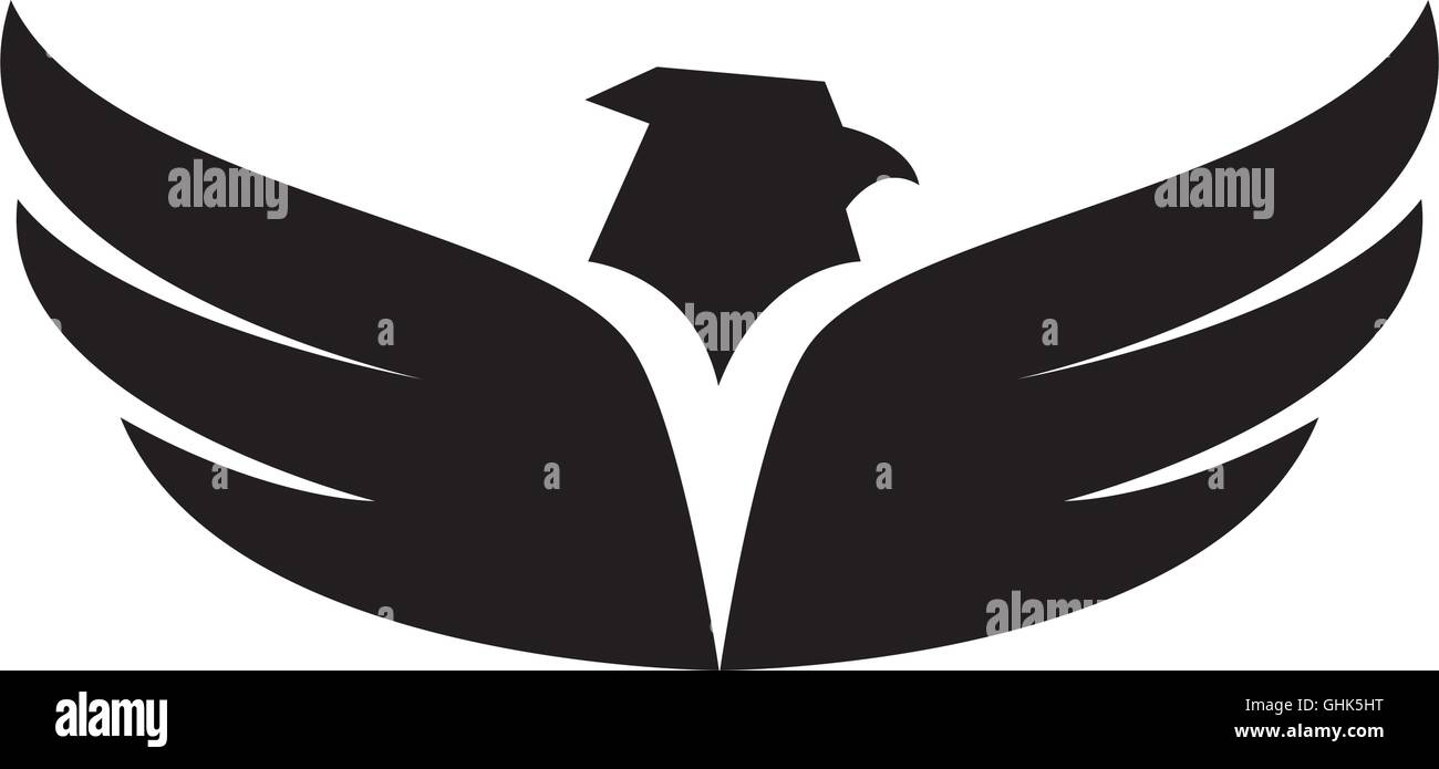 Right wing symbol Stock Vector Images - Alamy