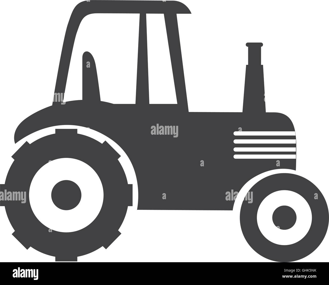 Tractor Farm Agriculture Icon Vector Graphic Stock Vector Image Art