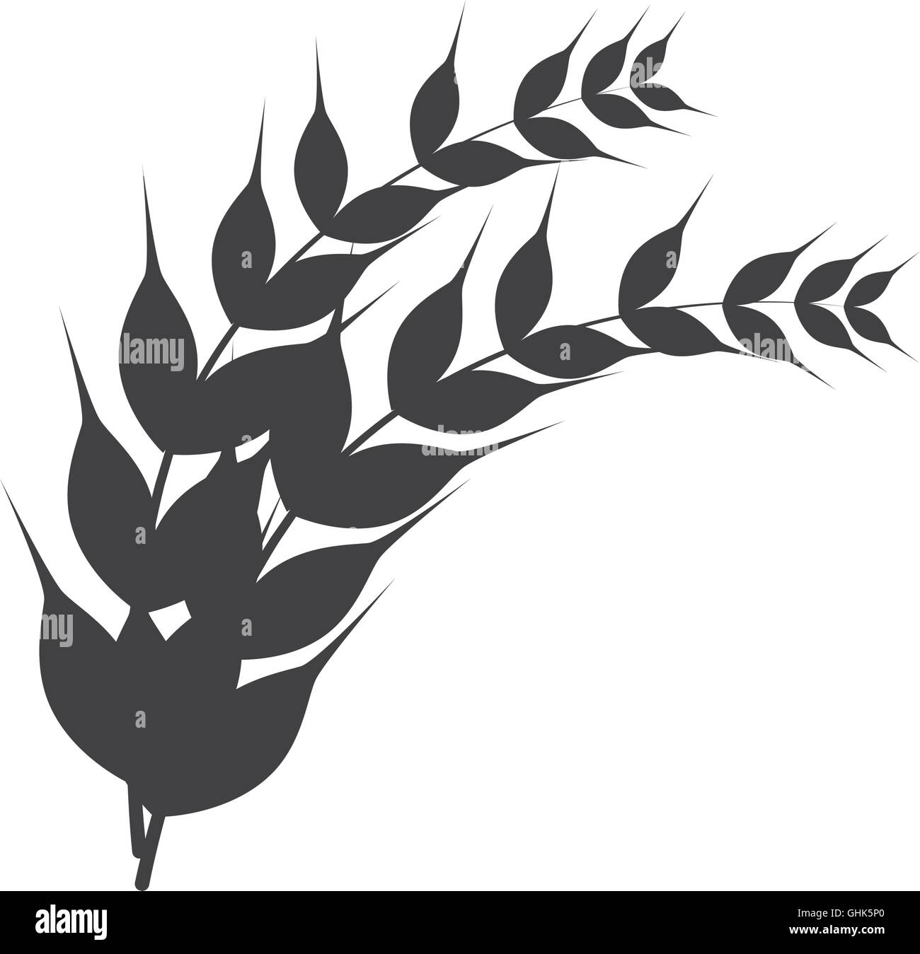 laurel branch nature icon vector graphic Stock Vector Image & Art - Alamy