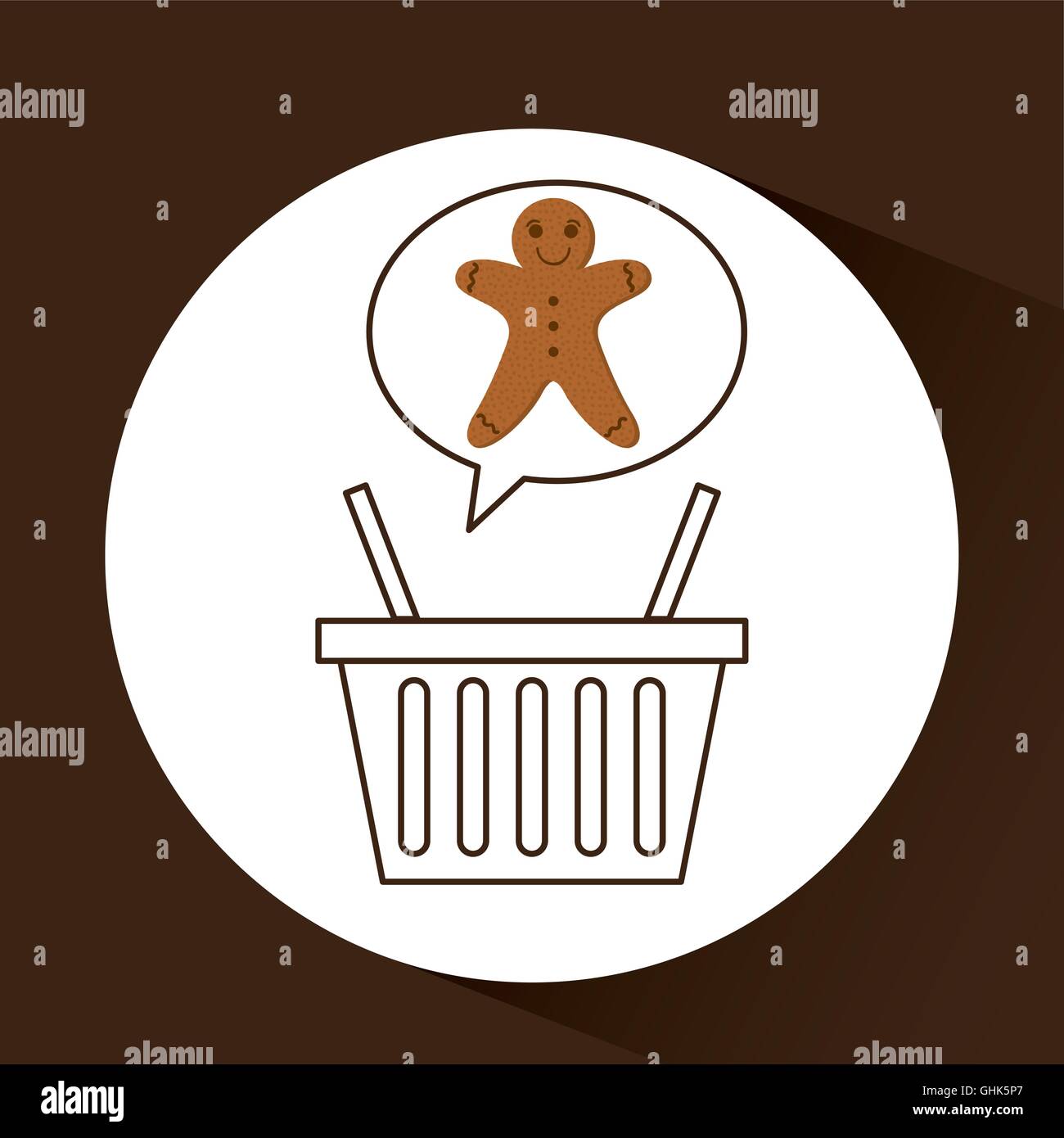 Whole grain cookie Stock Vector Images - Alamy