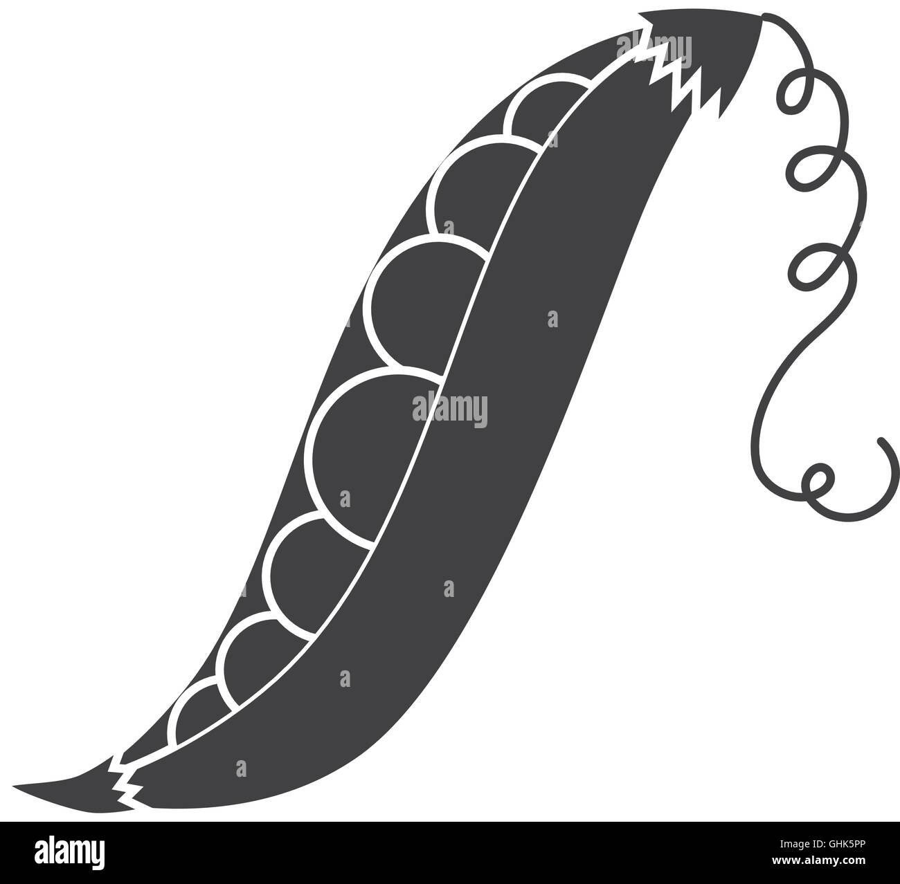 Peapod Stock Vector Images - Alamy