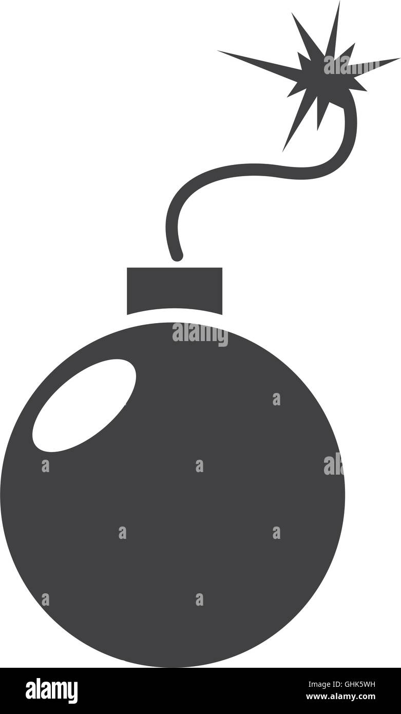 bomb explosive dangerous icon vector graphic Stock Vector Image & Art ...