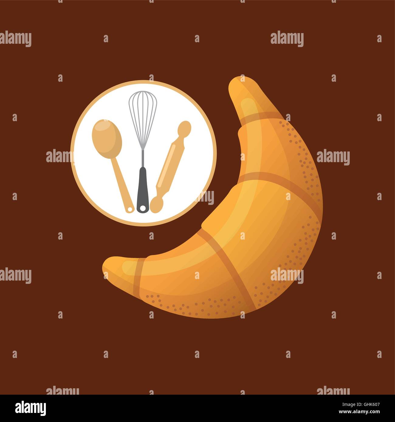 Cookware and croissant Stock Vector Image & Art - Alamy