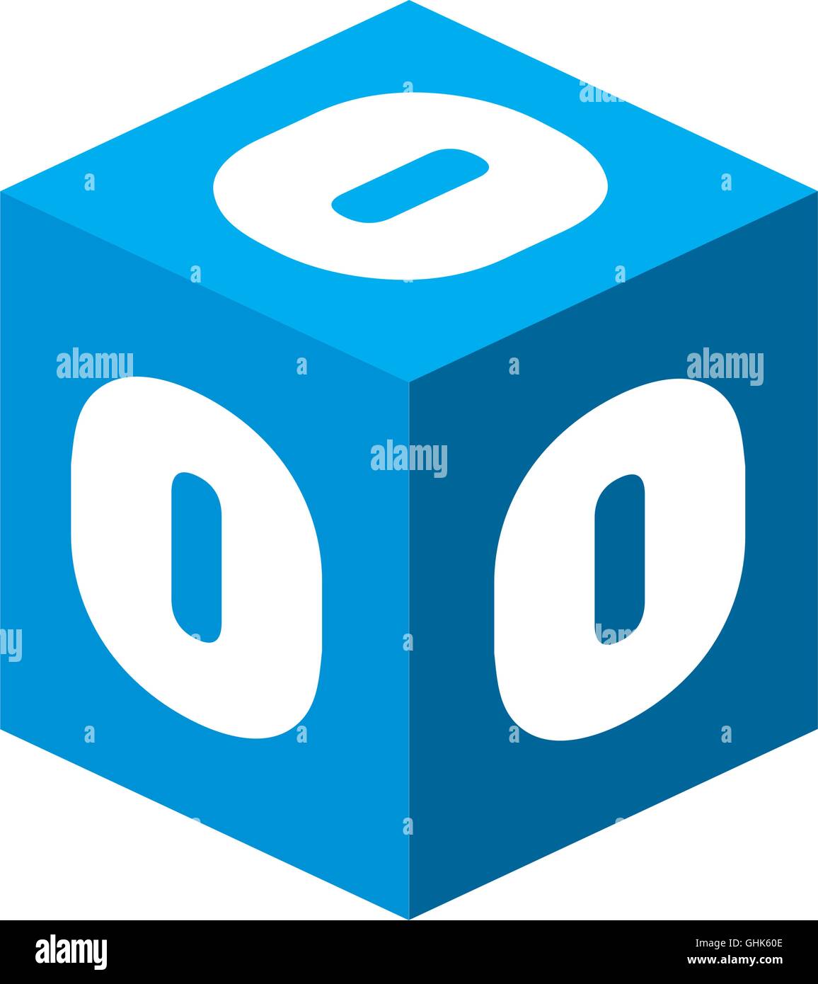 cube number block vector graphic Stock Vector Image & Art - Alamy