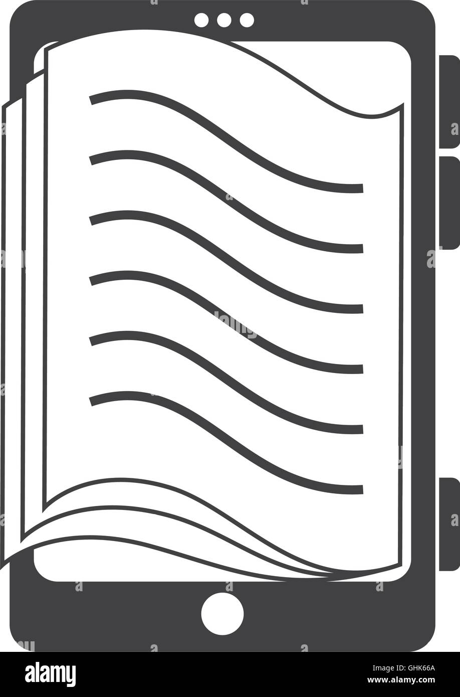 reader electronic book icon vector graphic Stock Vector Image & Art - Alamy