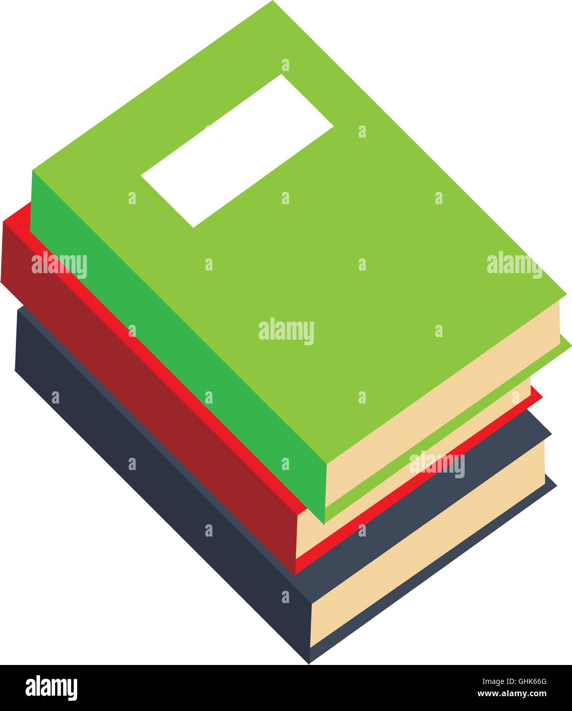 Stacks books college library Stock Vector Images - Alamy