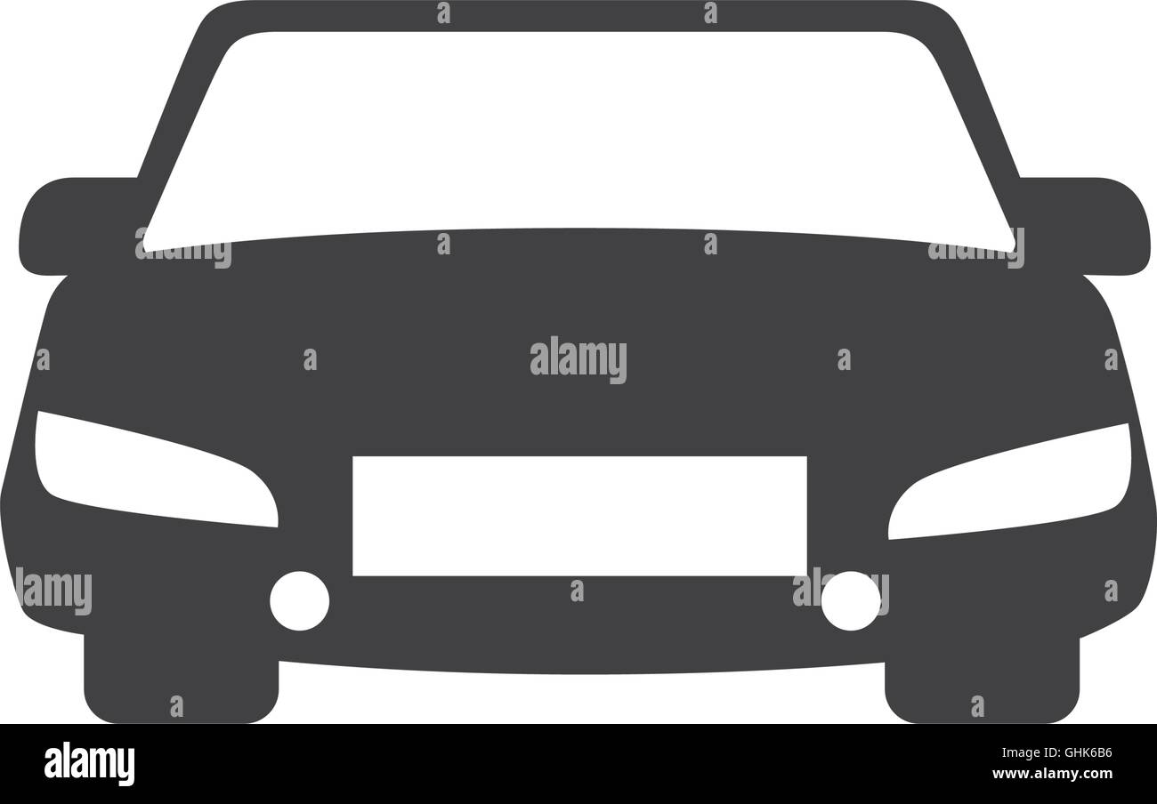car auto front icon vector graphic Stock Vector Image & Art - Alamy