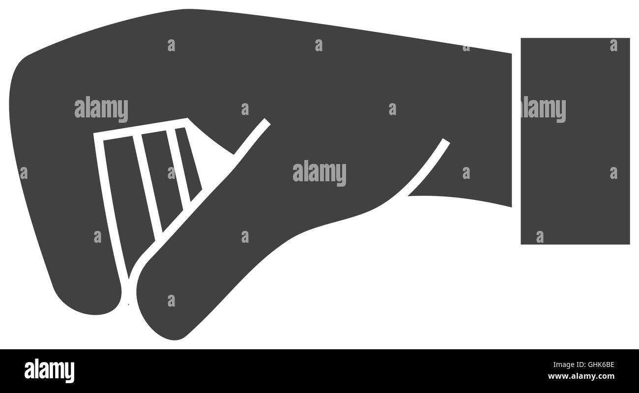 hand palm down icon vector graphic Stock Vector Image & Art - Alamy