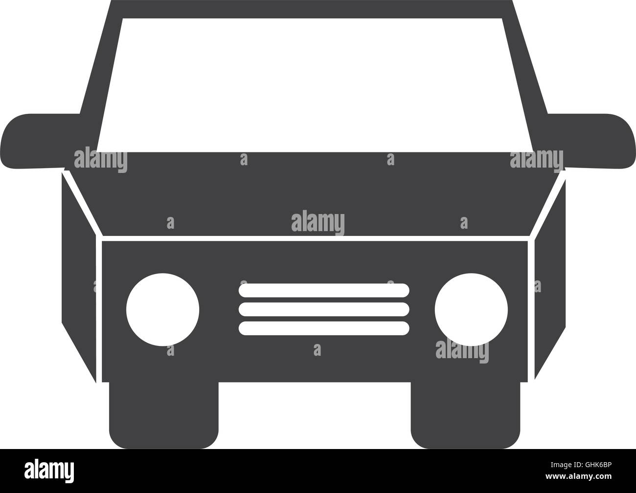 car auto front icon vector graphic Stock Vector Image & Art - Alamy
