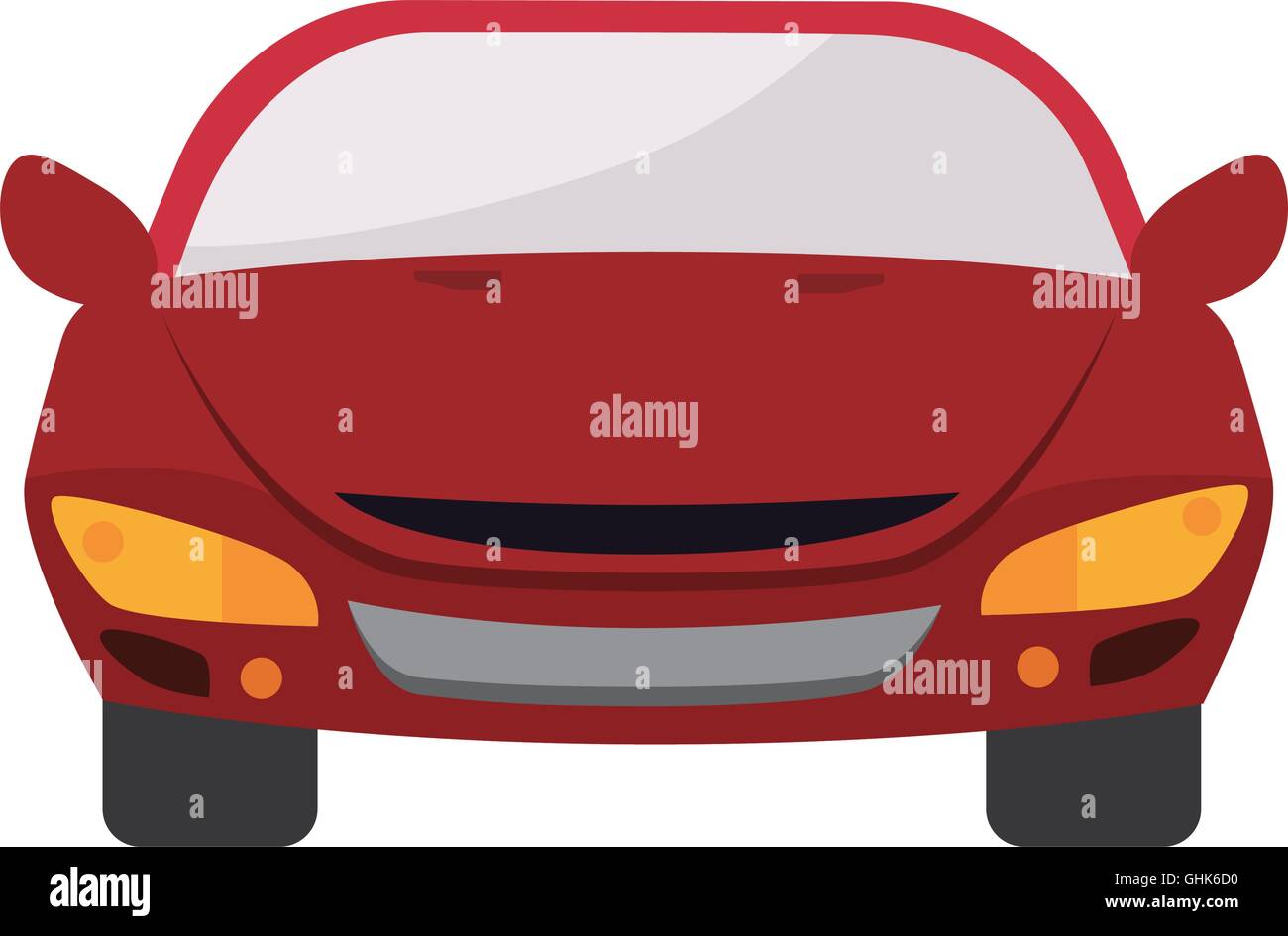 car auto front icon vector graphic Stock Vector Image & Art - Alamy