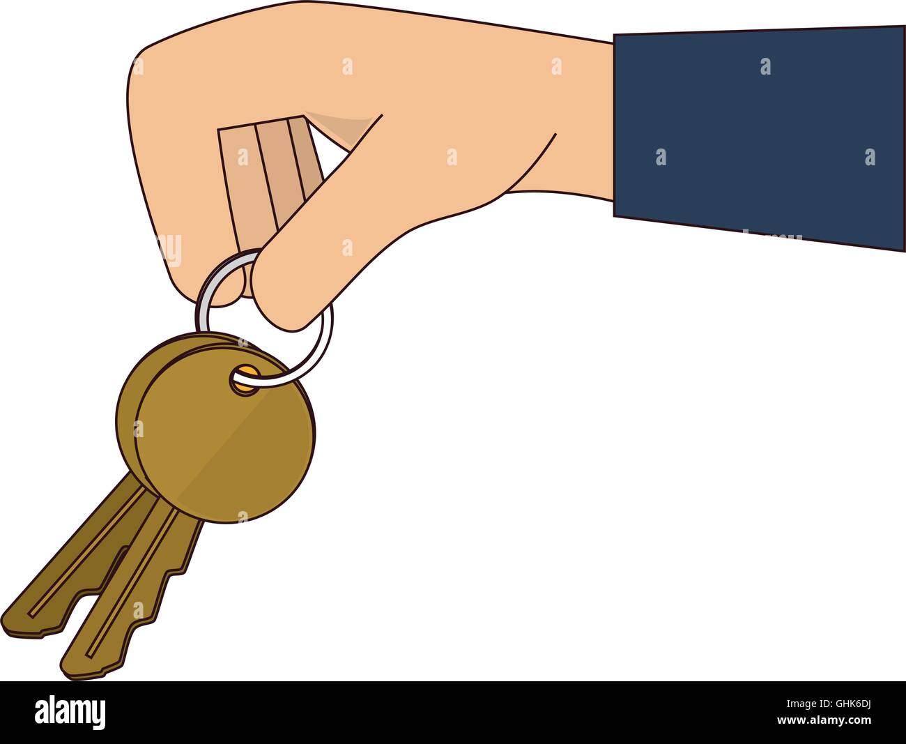 hand key fingers icon vector graphic Stock Vector Image & Art - Alamy