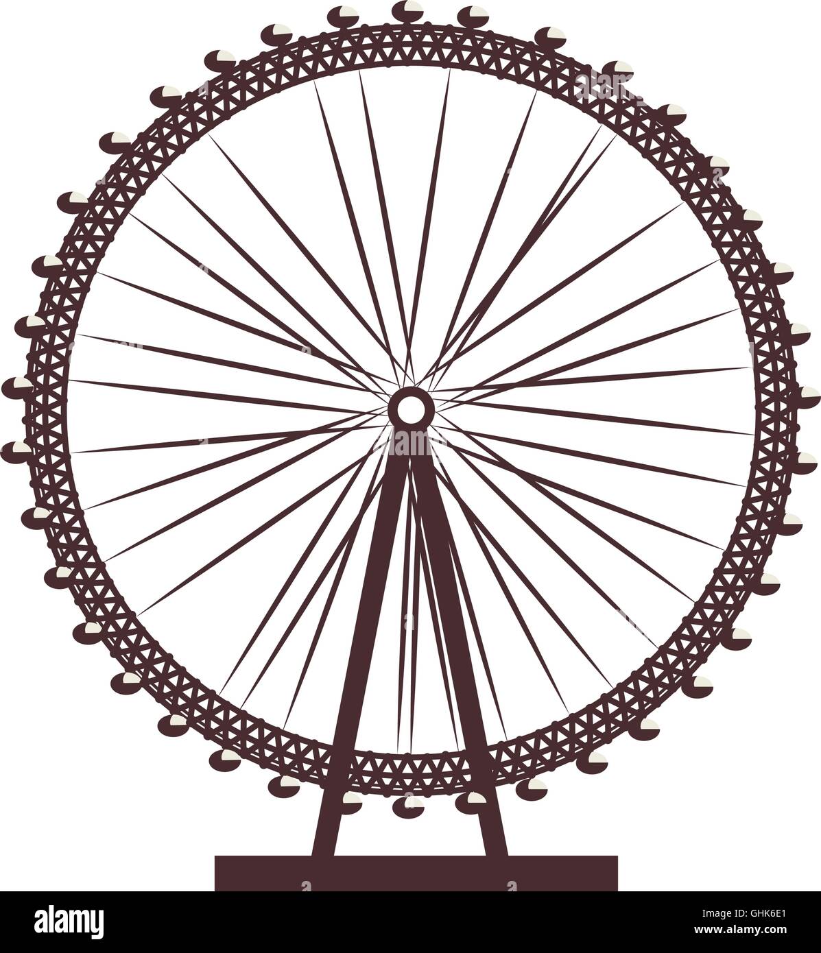 london eye uk icon vector graphic Stock Vector Image & Art - Alamy